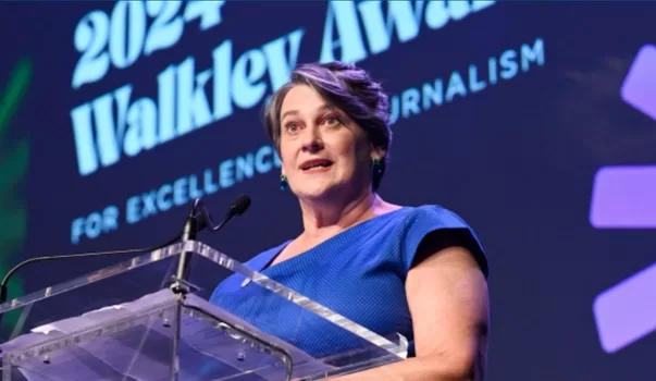 MEAA’s Karen Percy on press freedom at the Walkley Awards